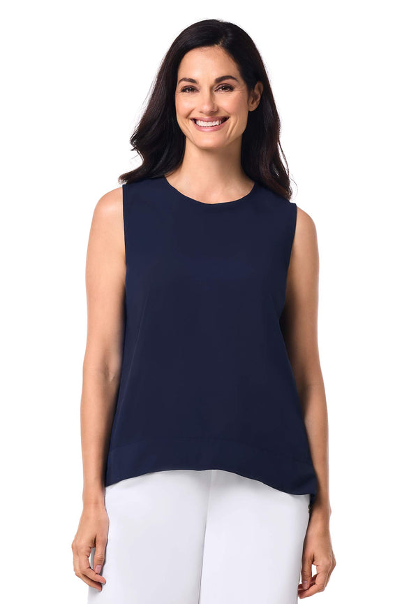 Women's St. Tropez Swing Tank Top | Flamingo Pink Palm Paradise UPF 50+