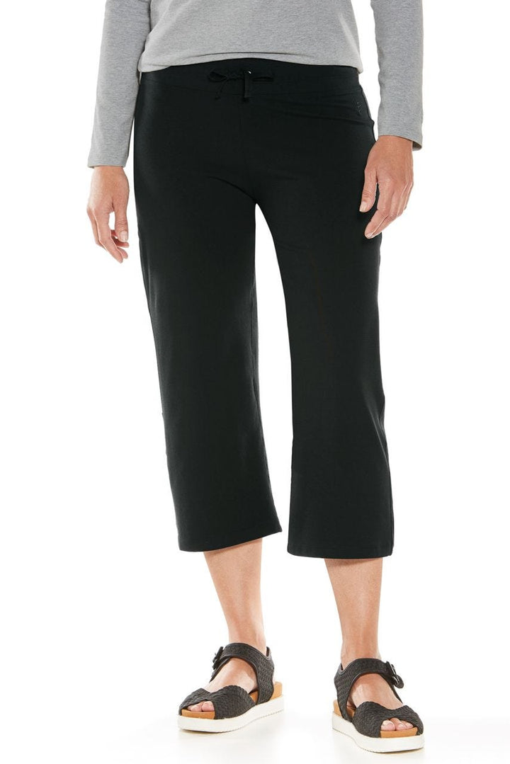 Women's Windley Beach Capris | Black – Coolibar