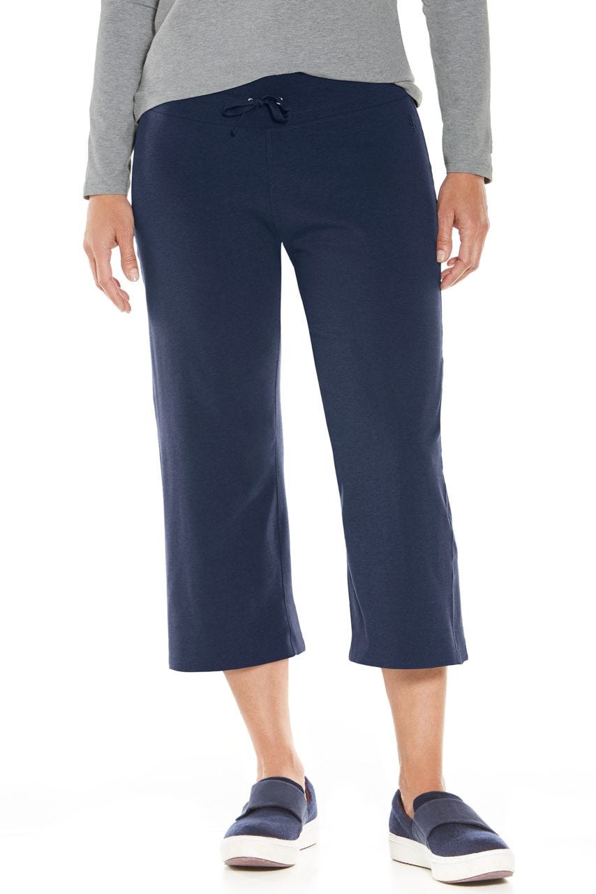 Women's Windley Beach Capris | Navy UPF 50+