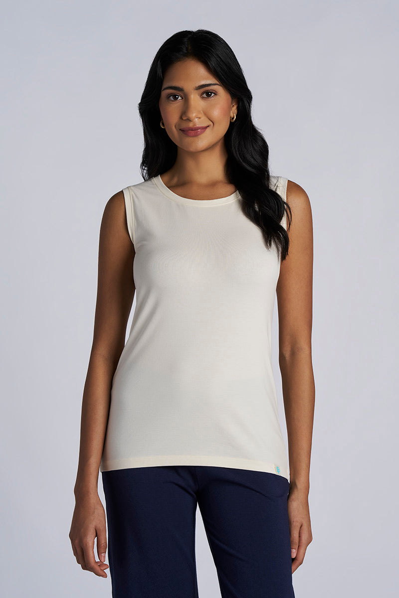Women's Morada Everyday Basic Tank | Vanilla UPF 50+
