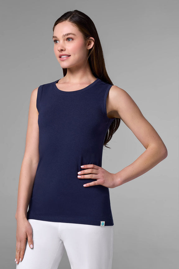 Women's Morada Everyday Basic Tank | Navy UPF 50+