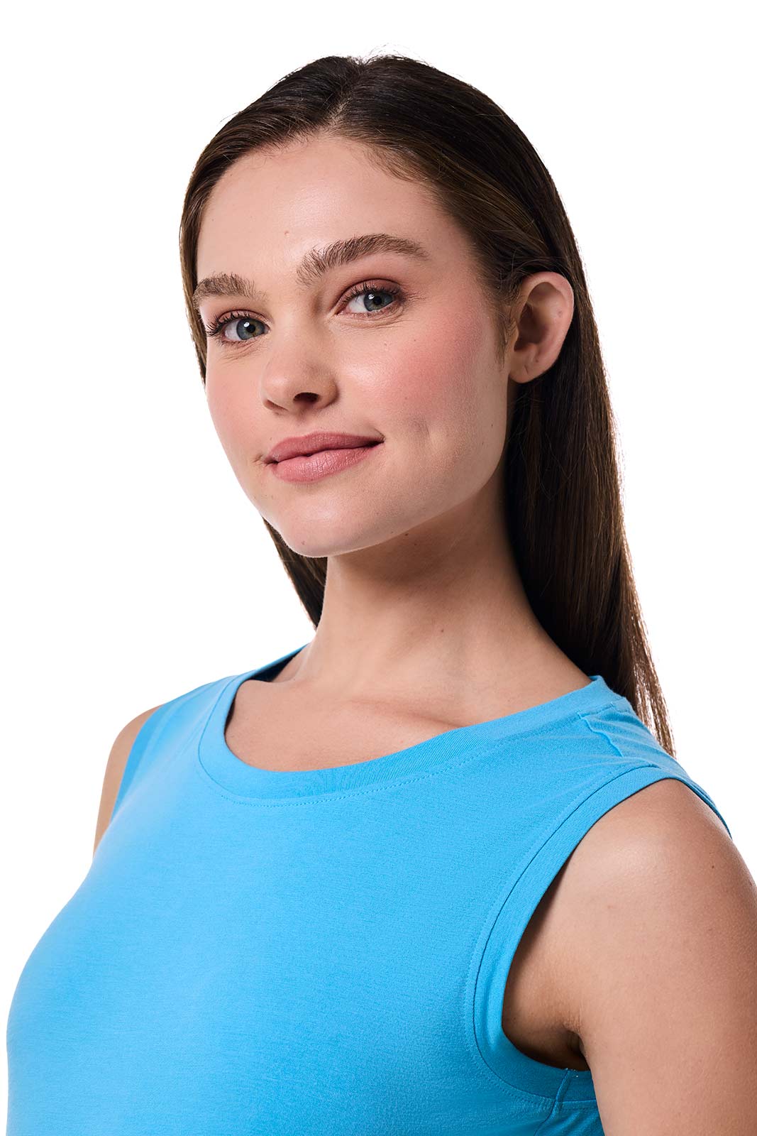 Women's Morada Everyday Basic Tank | Malibu Blue UPF 50+