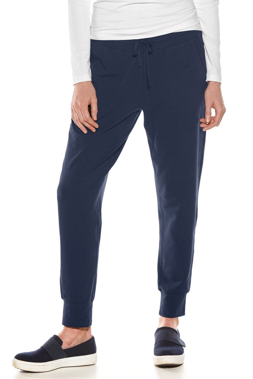 Women's Maho Weekend Pants | Navy UPF 50+