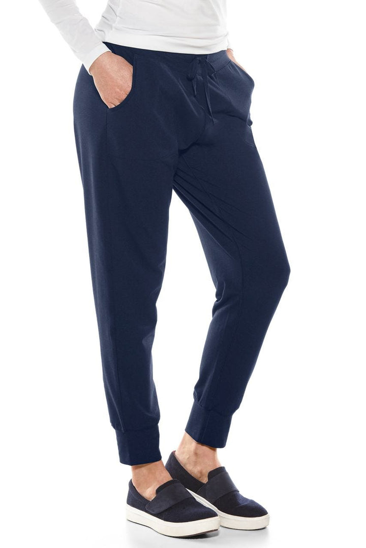 Women's Maho Weekend Pants | Navy UPF 50+