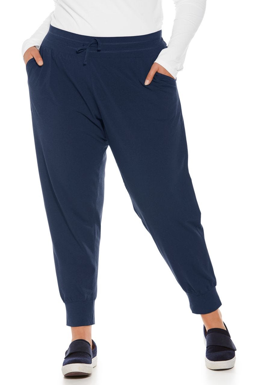 Women's Maho Weekend Pants | Navy UPF 50+