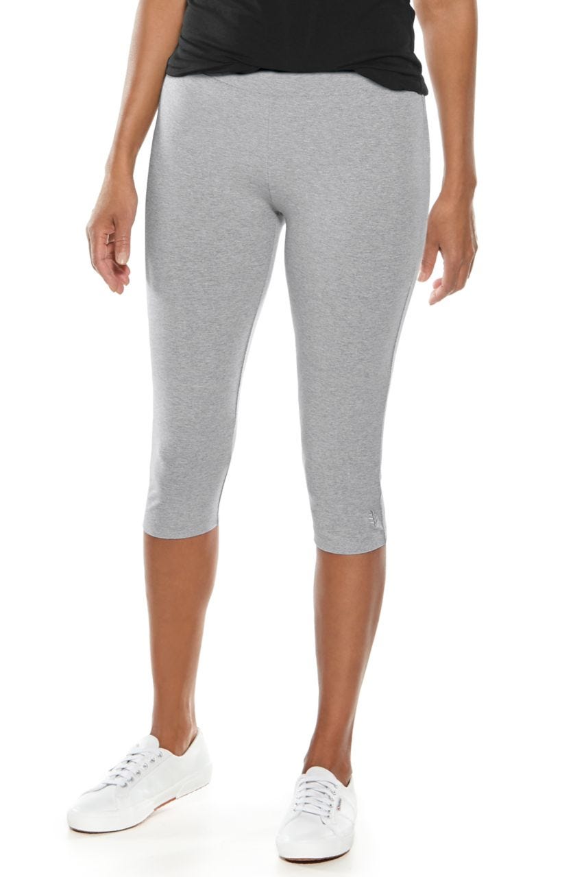 Women's Monterey Summer Capris | Grey Heather UPF 50+
