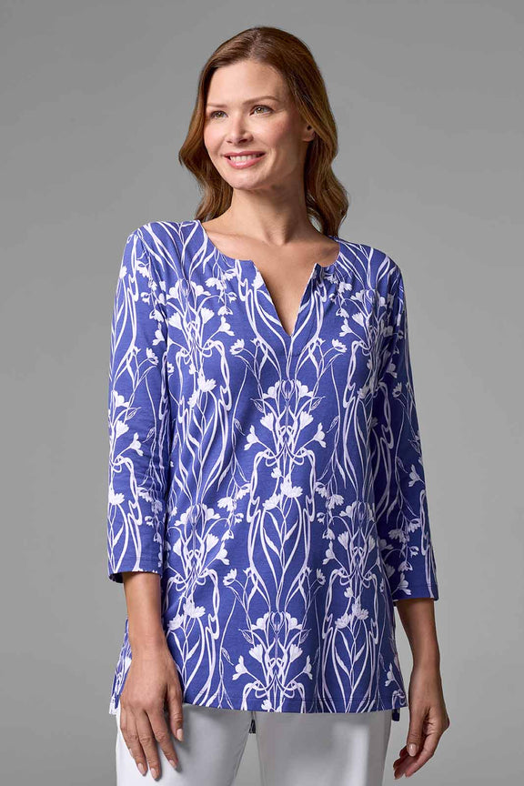 Women's St. Lucia Tunic Top | Future Dusk Iris Dusk UPF 50+