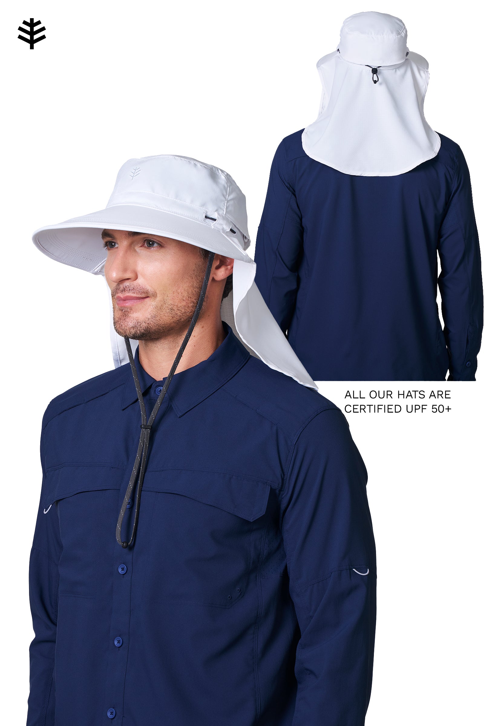 Stevie Ultra Sun Hat | White UPF 50+