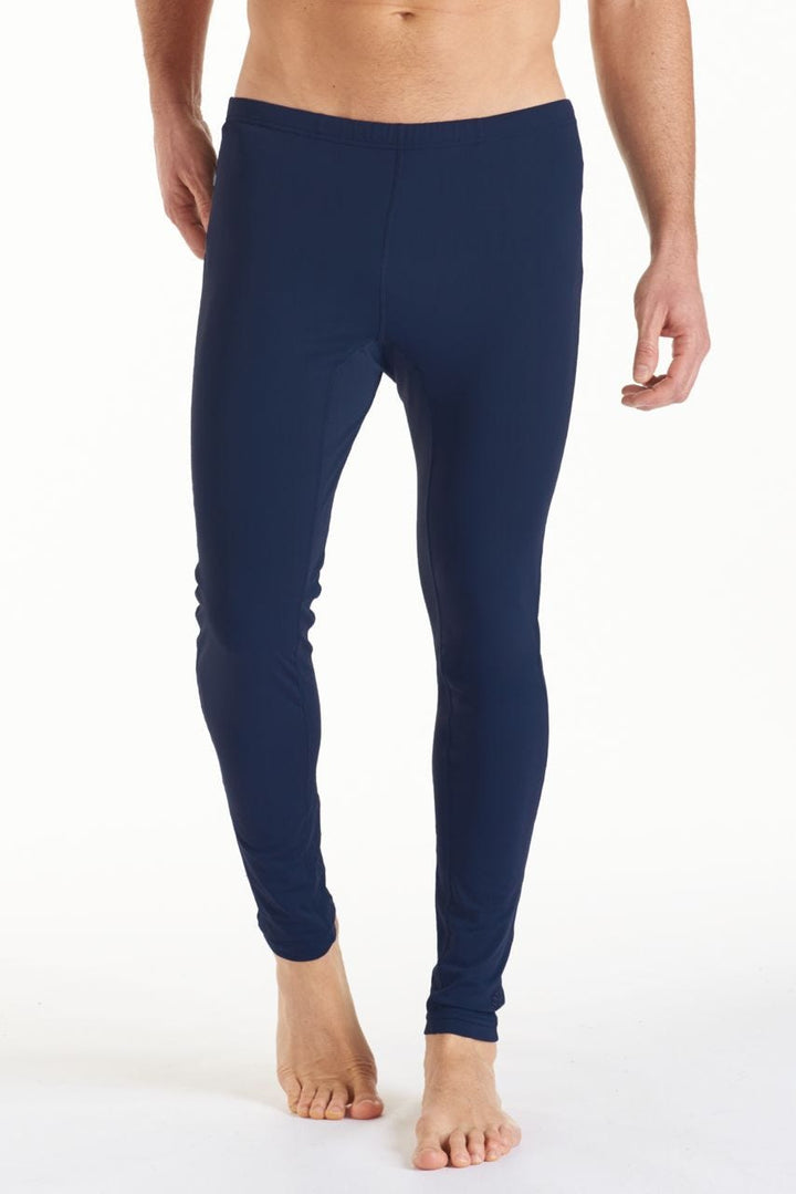Men's Deep Water Swim Tights | Navy UPF 50+