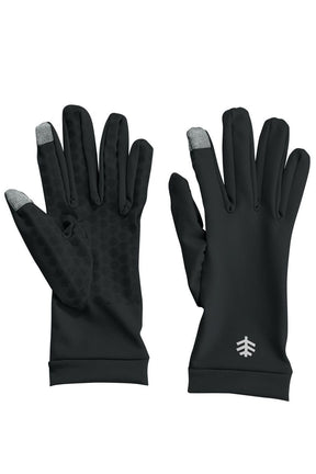 Full Finger UV Sun Gloves | Black UPF 50+