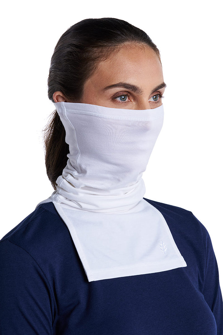 Key West Sun Neck Gaiter | White UPF 50+