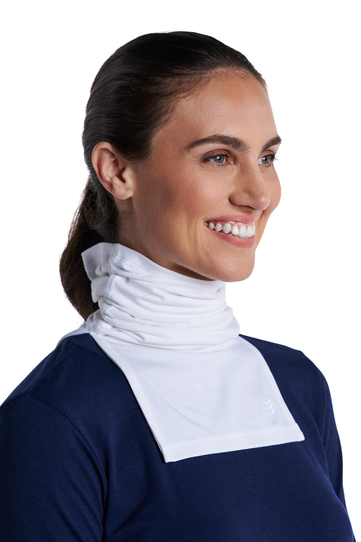 Key West Sun Neck Gaiter | White UPF 50+