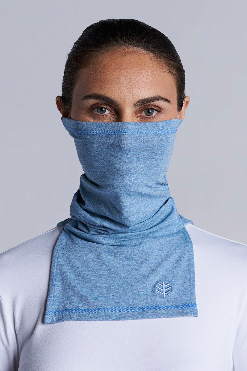 Key West Sun Neck Gaiter | Light Blue UPF 50+