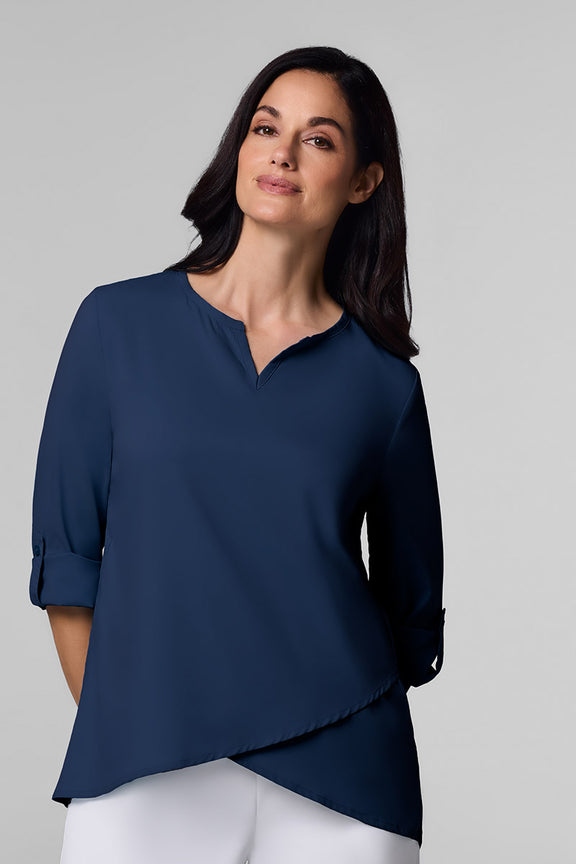 Women's Santa Barbara Tunic Top with Roll-Up Sleeves | Misty Aqua UPF 50+