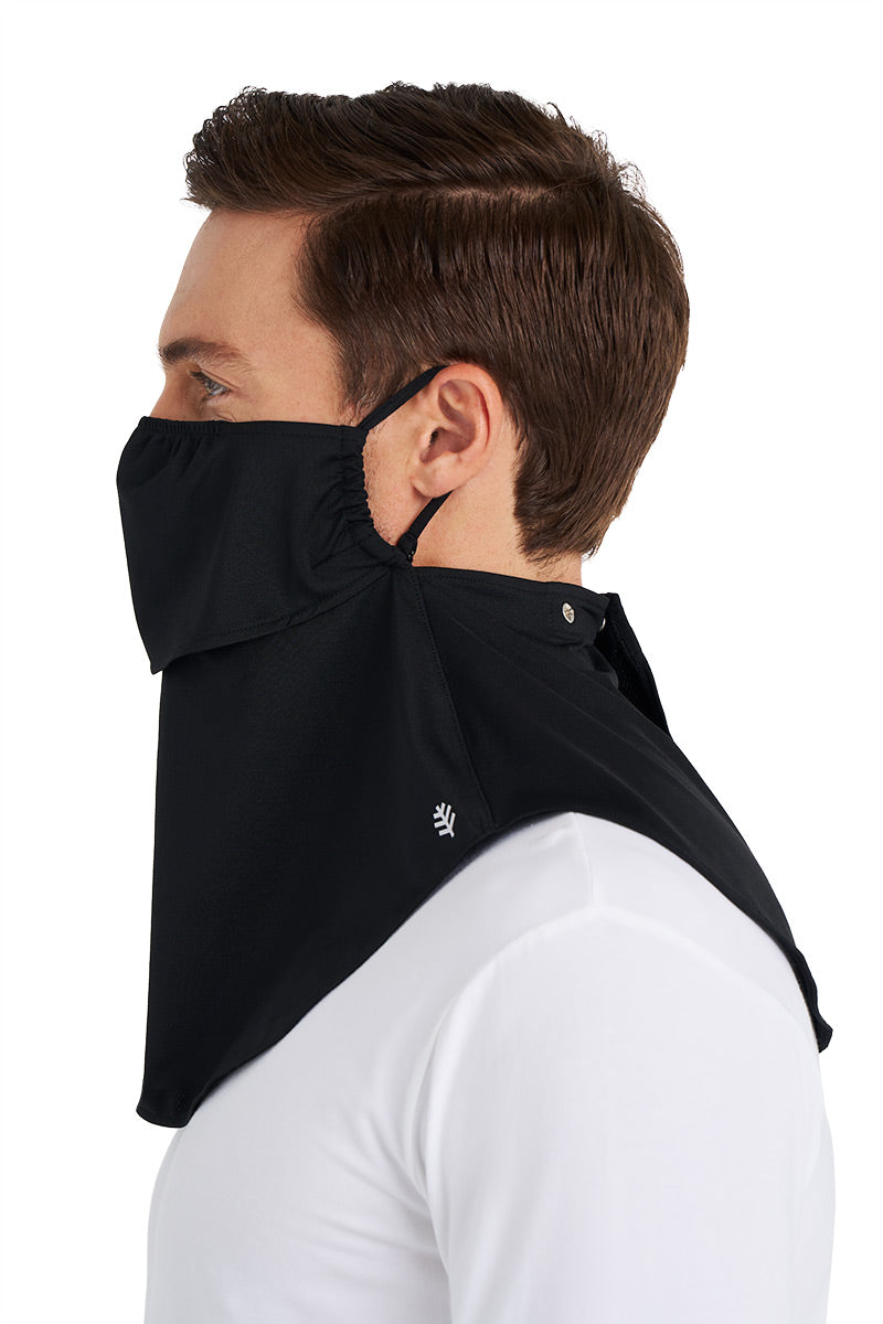UV Face Mask with Neck Coverage | Black UPF 50+