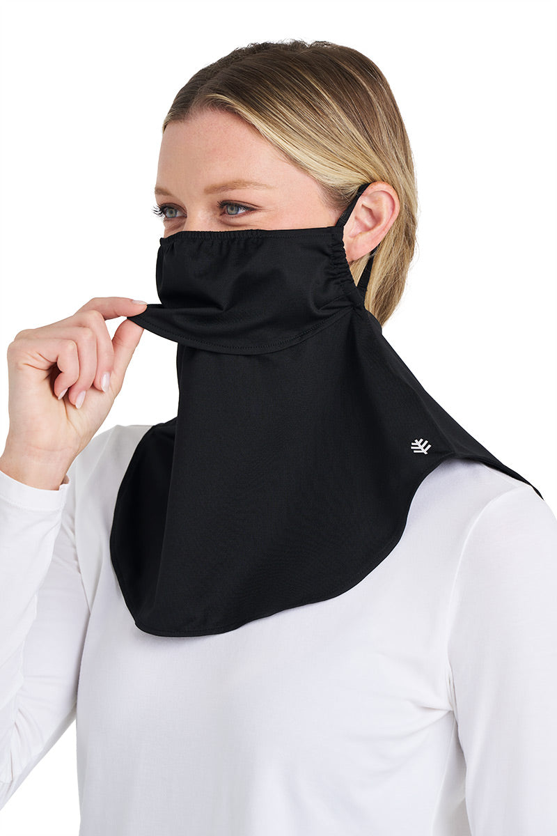 UV Face Mask with Neck Coverage | Black UPF 50+