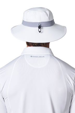 Fore Golf Hat | White/Steel Grey UPF 50+