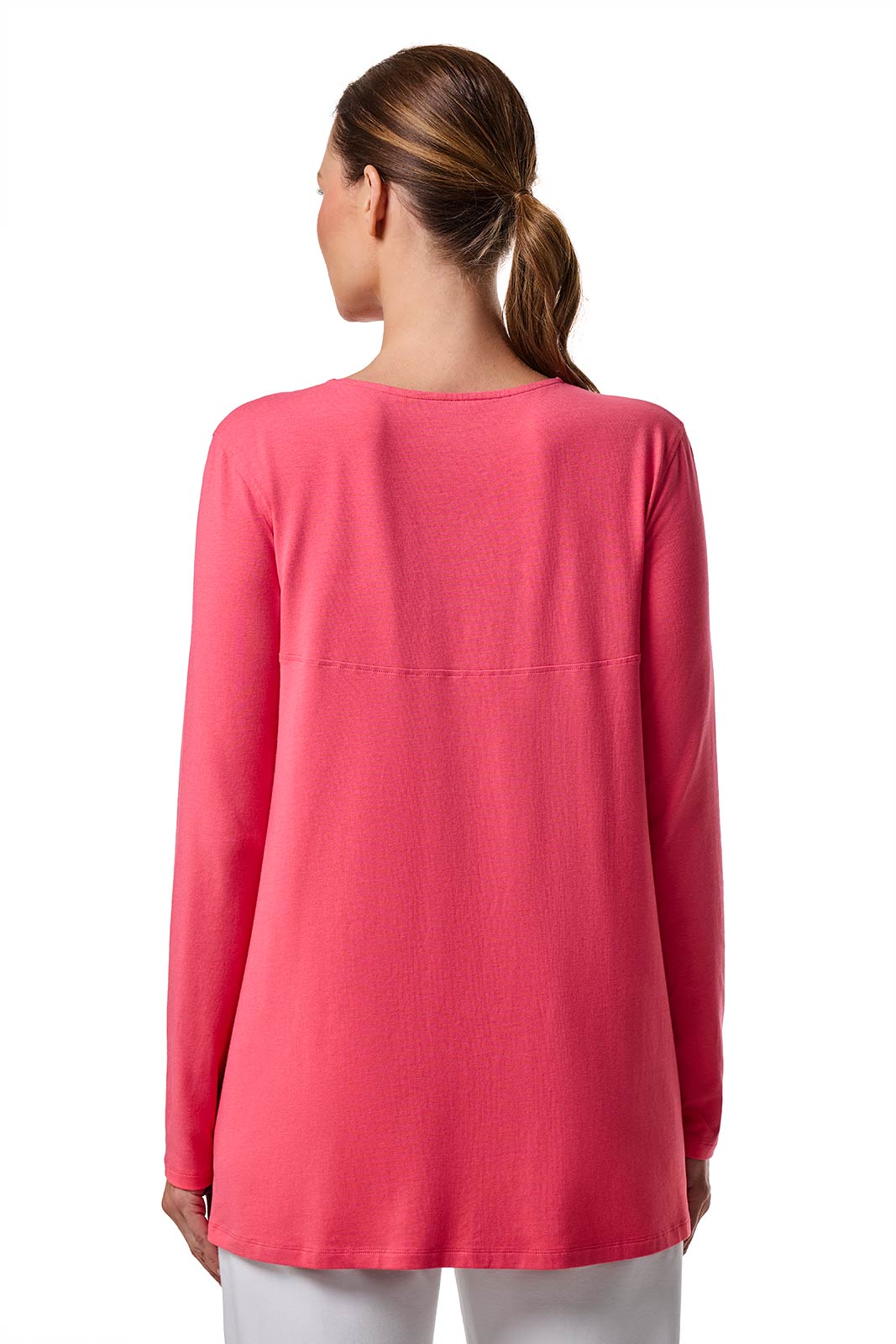 Women's Daybreak Swing Long Sleeve T-Shirt | Sunkist Coral UPF 50+