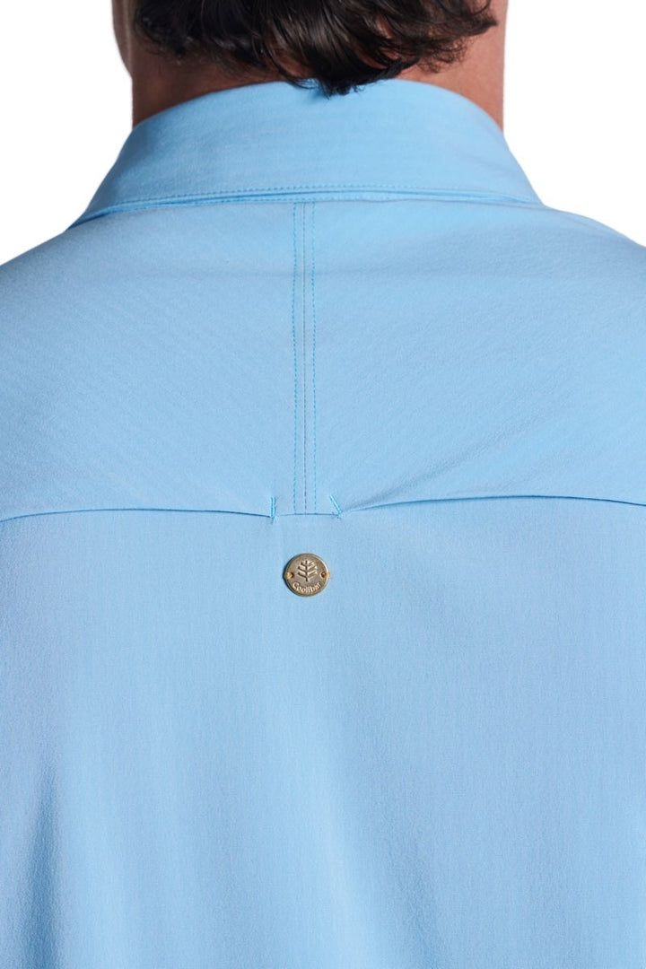 Men's Fiera Smart Long Sleeve Shirt | Arctic Blue Stripe UPF 50+