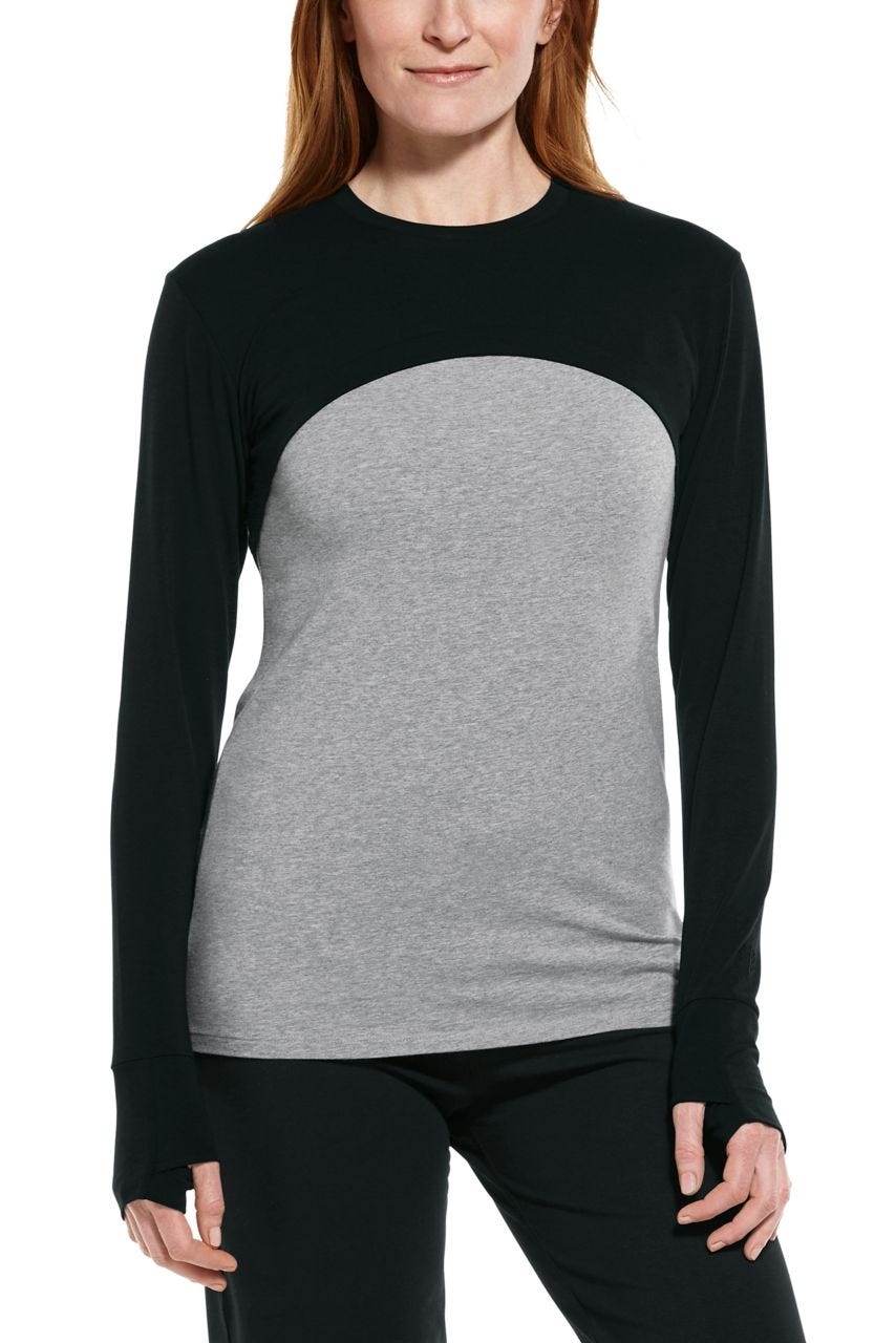 Women's Luna Pullover Shrug | Black UPF 50+