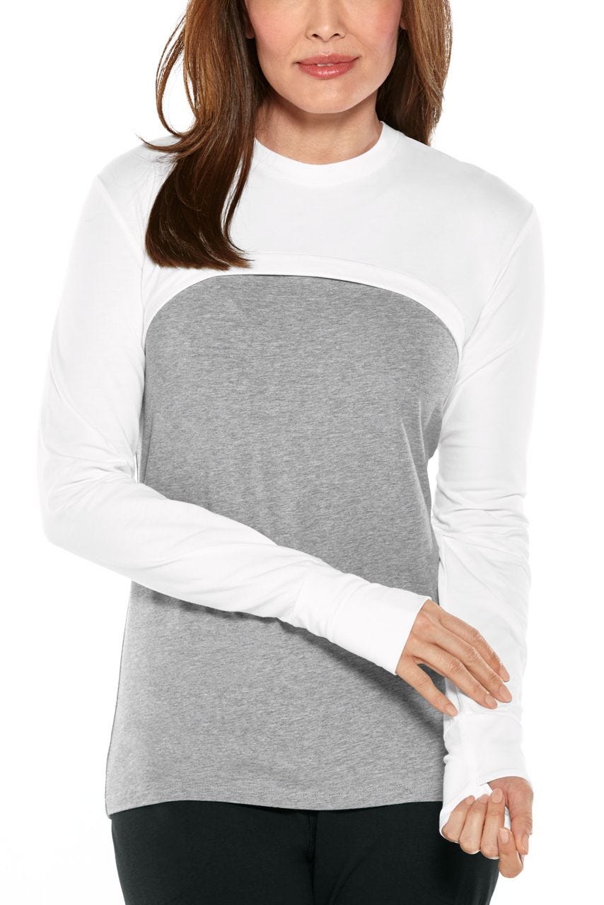 Women's Luna Pullover Shrug | White – Coolibar