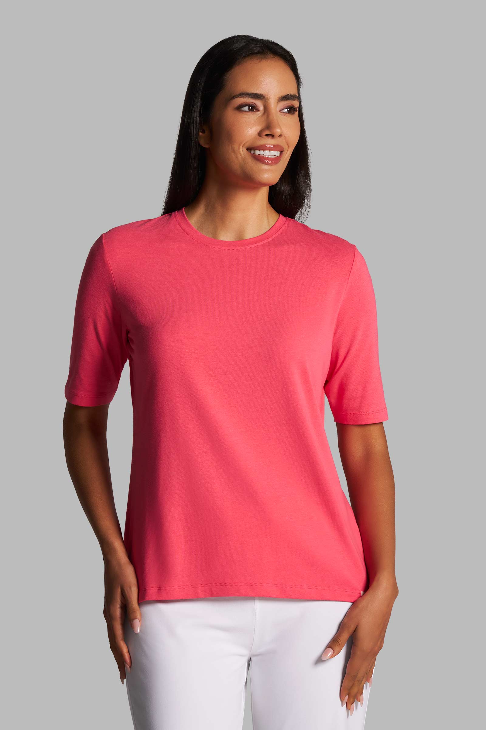 Women's Short Sleeve T-Shirt | Sunkist Coral UPF 50+