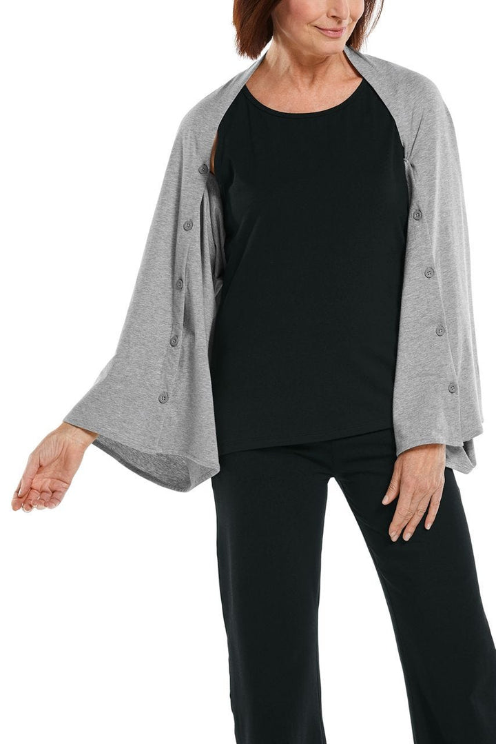 Women's Revilla Convertible Sun Wrap | Grey Heather UPF 50+