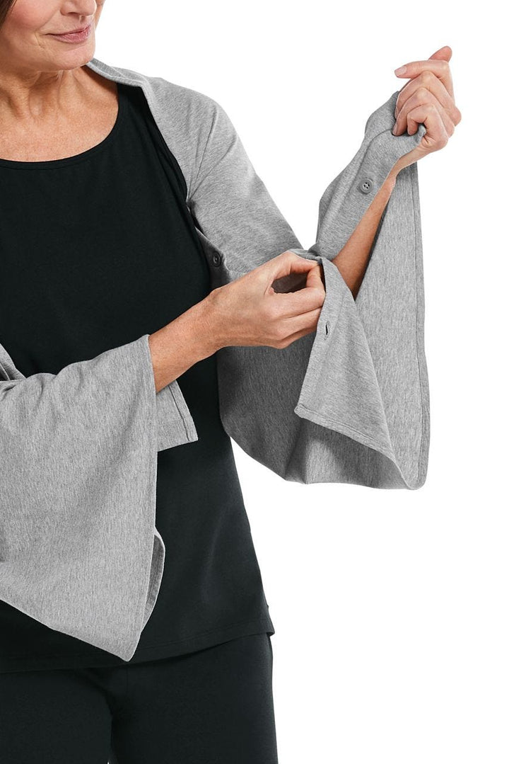 Women's Revilla Convertible Sun Wrap | Grey Heather UPF 50+