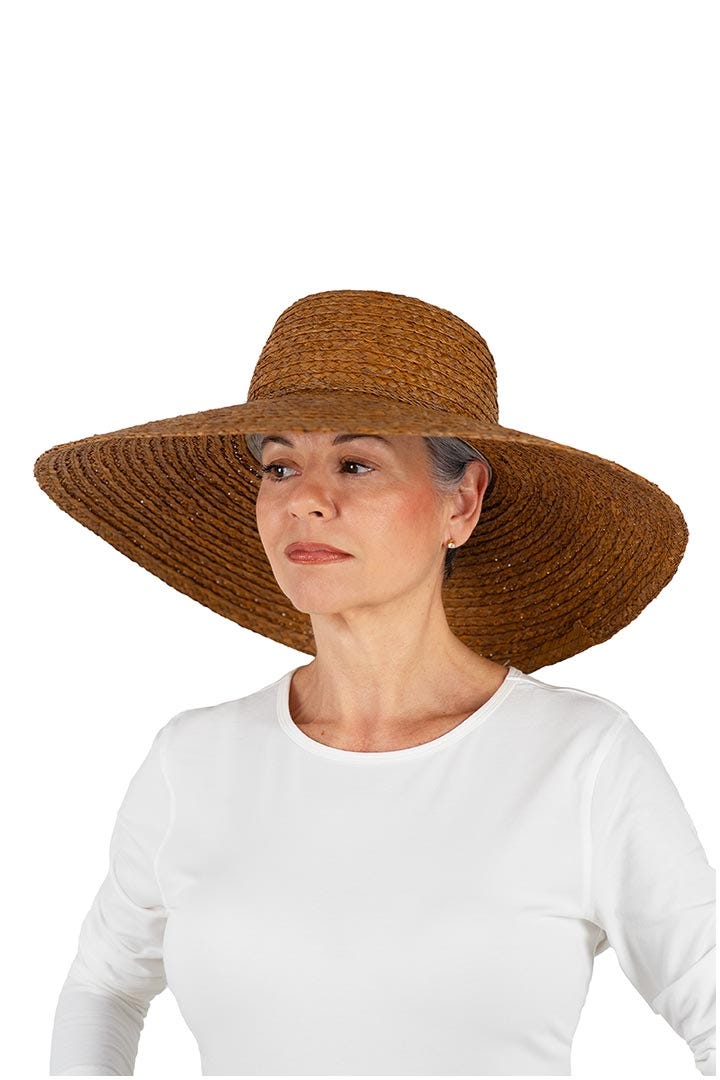 Women's Magnolia Hat | Brown – Coolibar