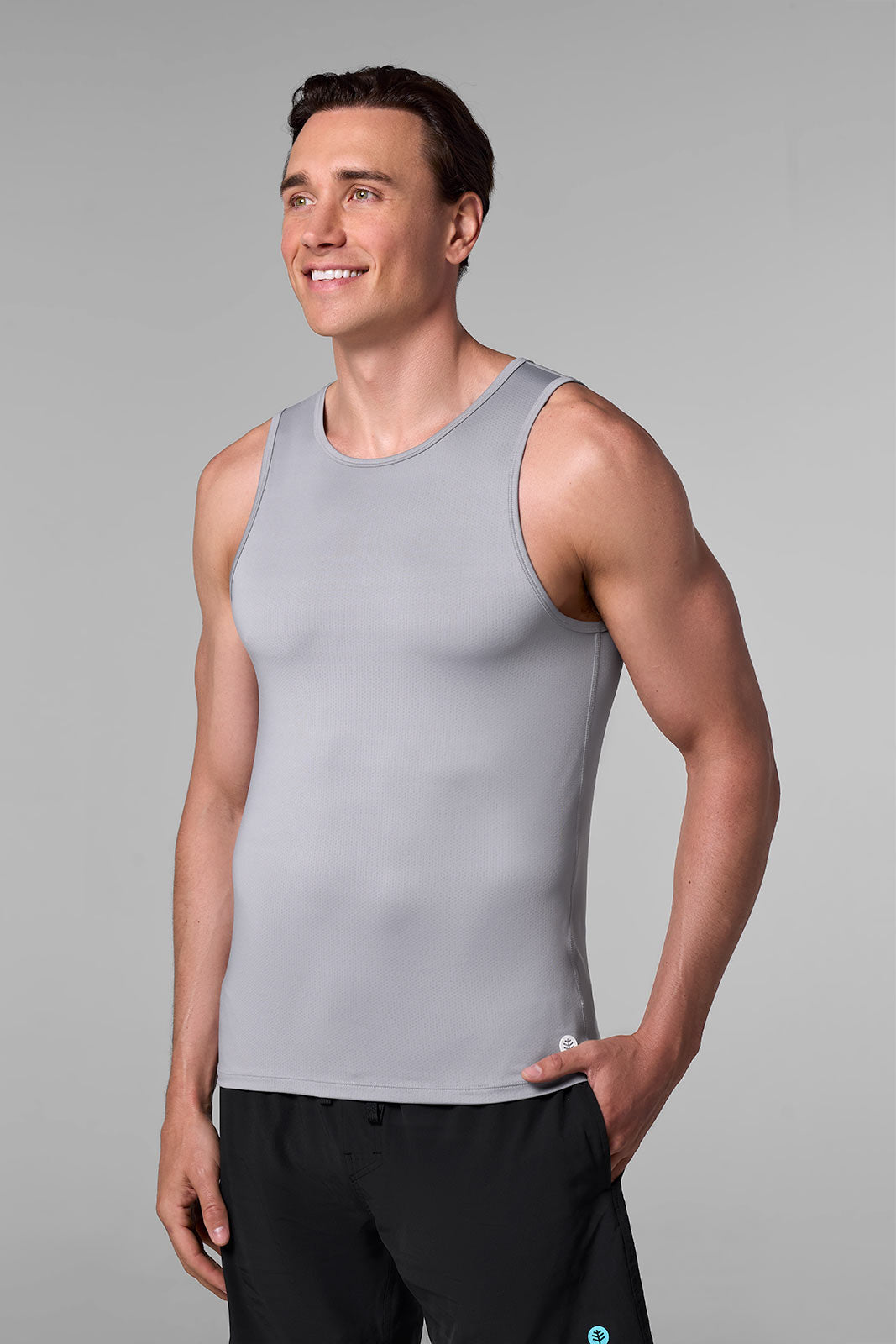 Men's Dade Swim Tank | Slate UPF 50+