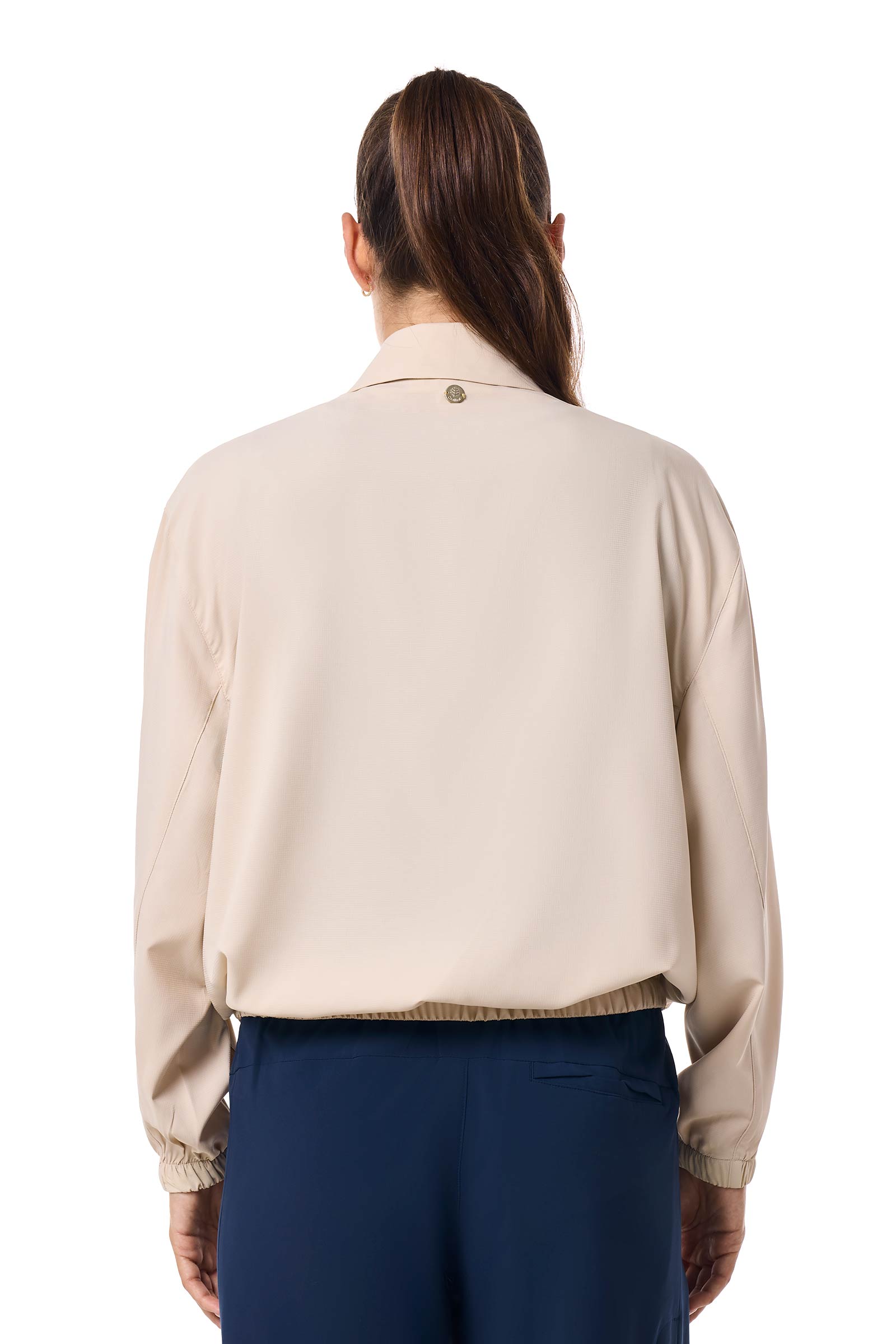 Women's Destin Windbreaker Travel Jacket | Pale Khaki UPF 50+