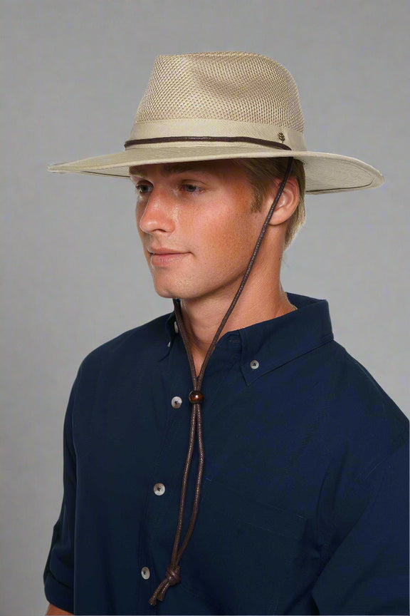 Men's Vented Hat | Khaki UPF 50+