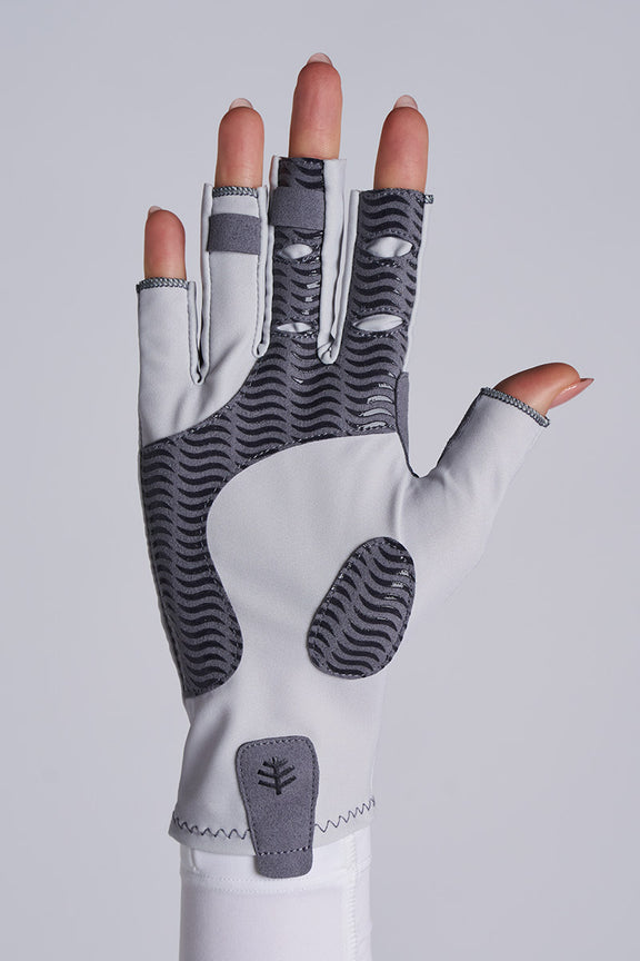 Tahoe Outdoor Sun Gloves | Grey UPF 50+